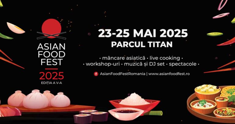 Asian Food Fest 2025 aduce delicii din inima Asiei în Parcul Titan